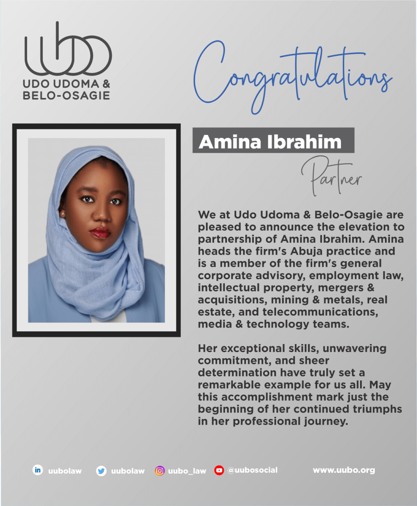 Amina Ibrahim - Partner - Udo Udoma & Belo-Osagie