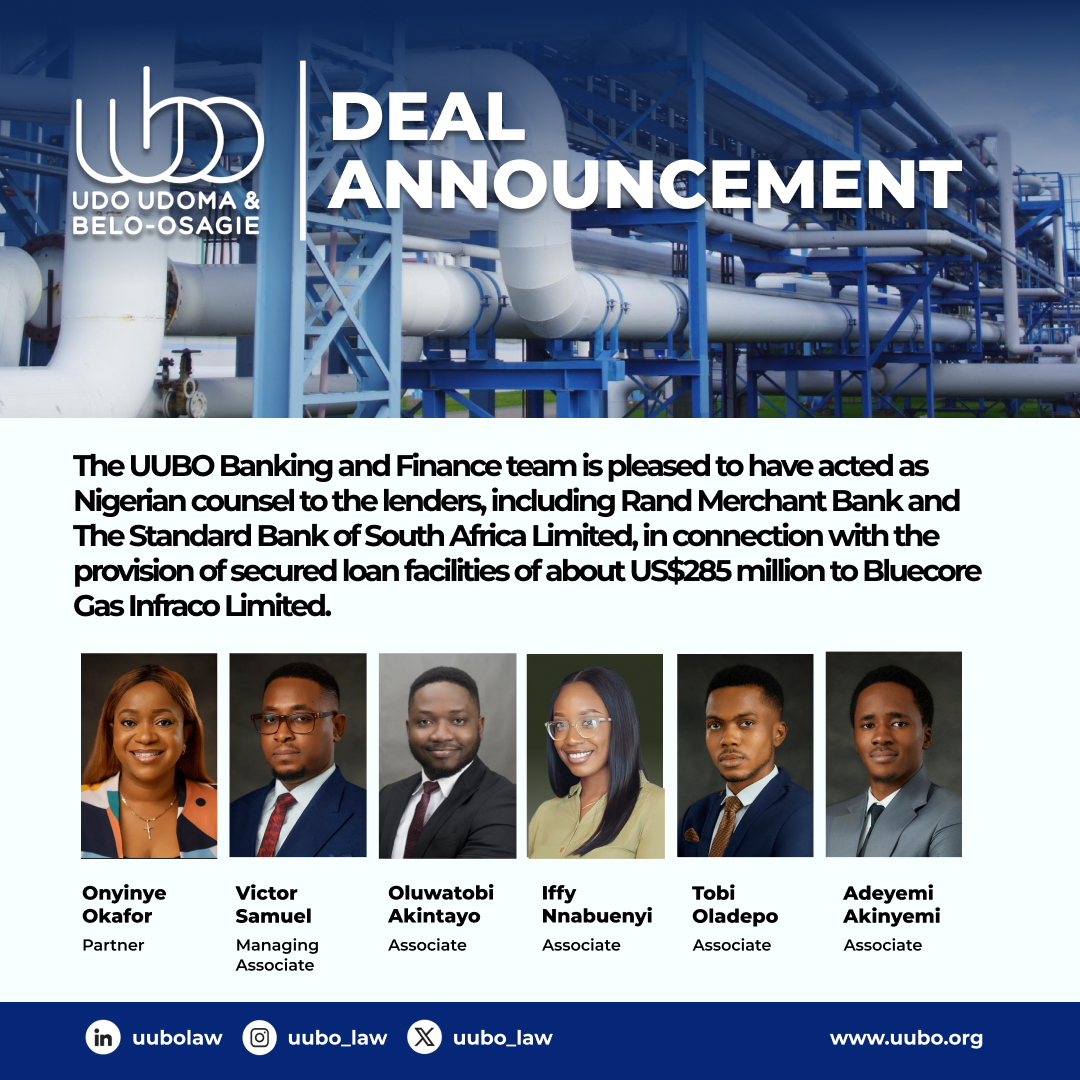 UUBO Banking & Finance Team Closes $285 million Deal - UUBO